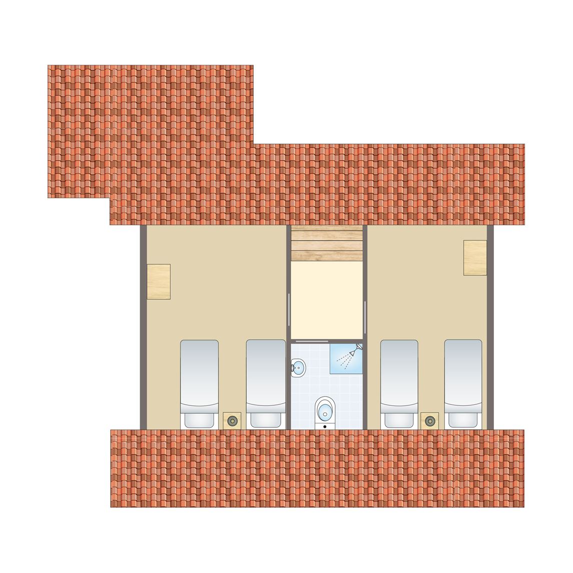 6-person bungalow - Comfort 6C2 on Holiday villas Landgoed De Elsgraven